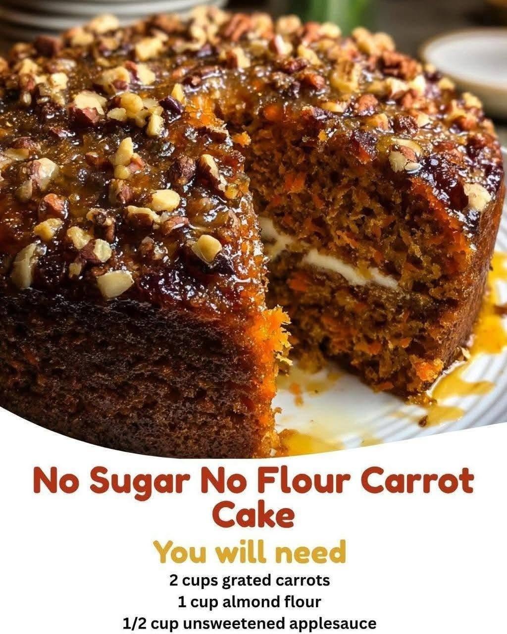 No Sugar No Flour Carrot Cake - Daily Global